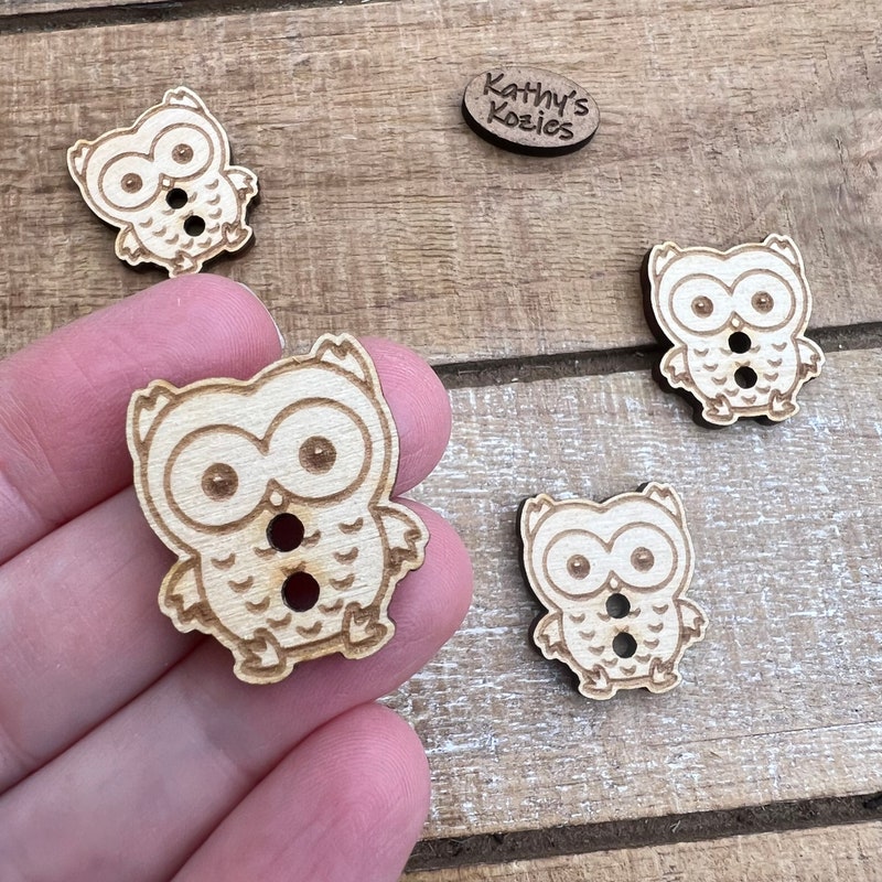 Owl Buttons - Etsy
