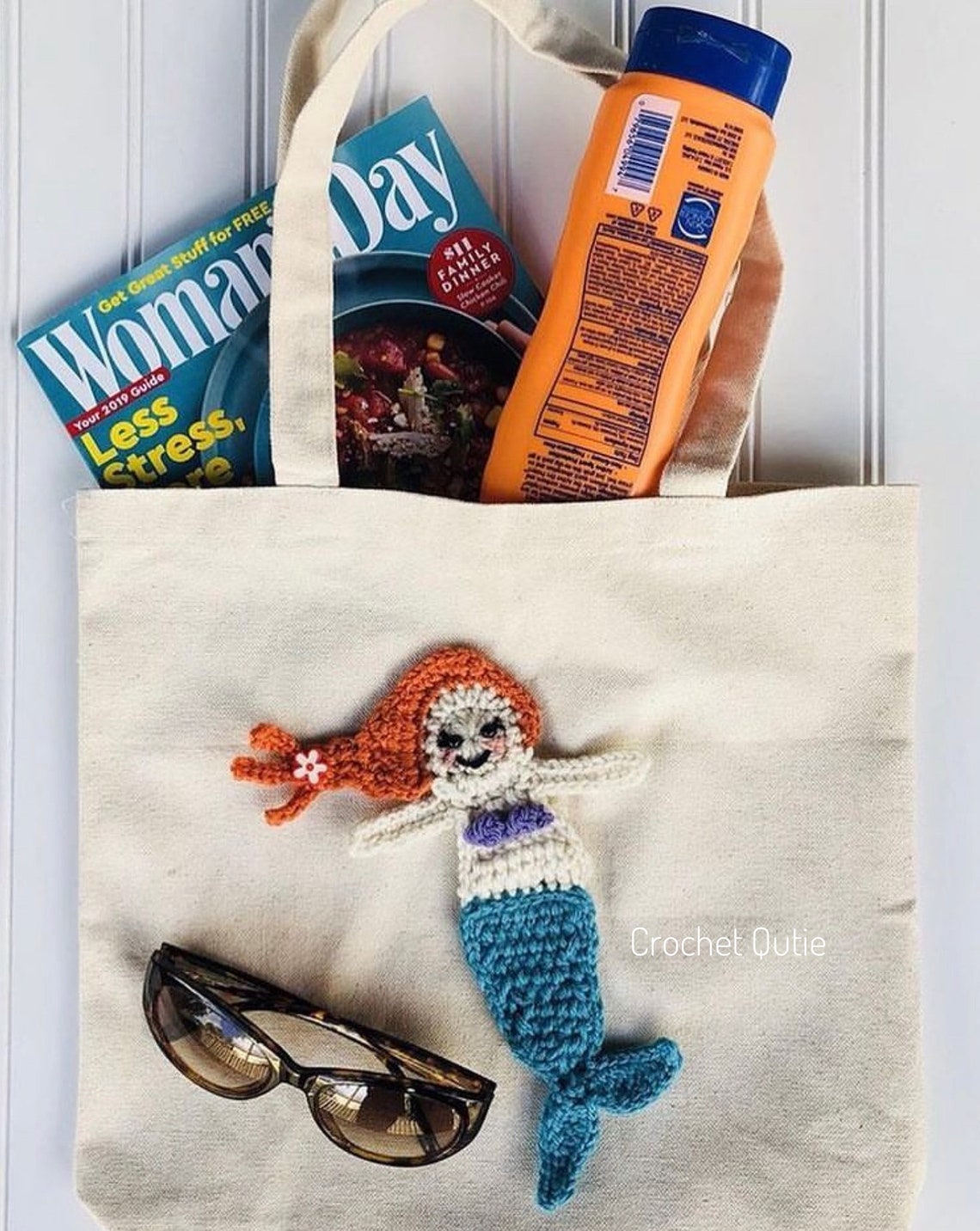 PDF PATTERN ONLY Crochet Mermaid Appliqué Pattern - Etsy