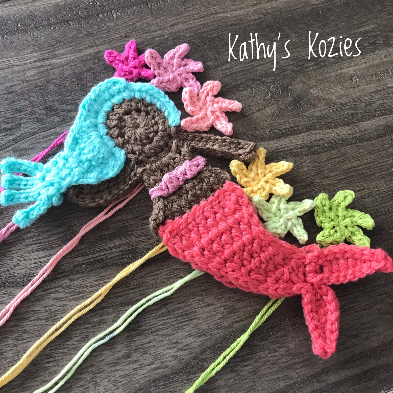 PDF PATTERN ONLY Crochet Mermaid Appliqué Pattern - Etsy