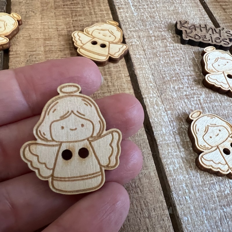 Button Angels Ornaments - Etsy
