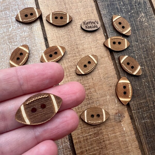 Football Buttons - Etsy