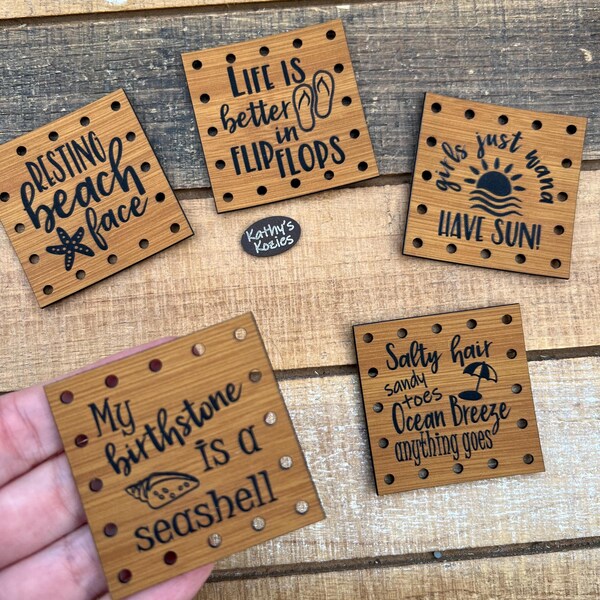 Beach Theme Buttons - Etsy