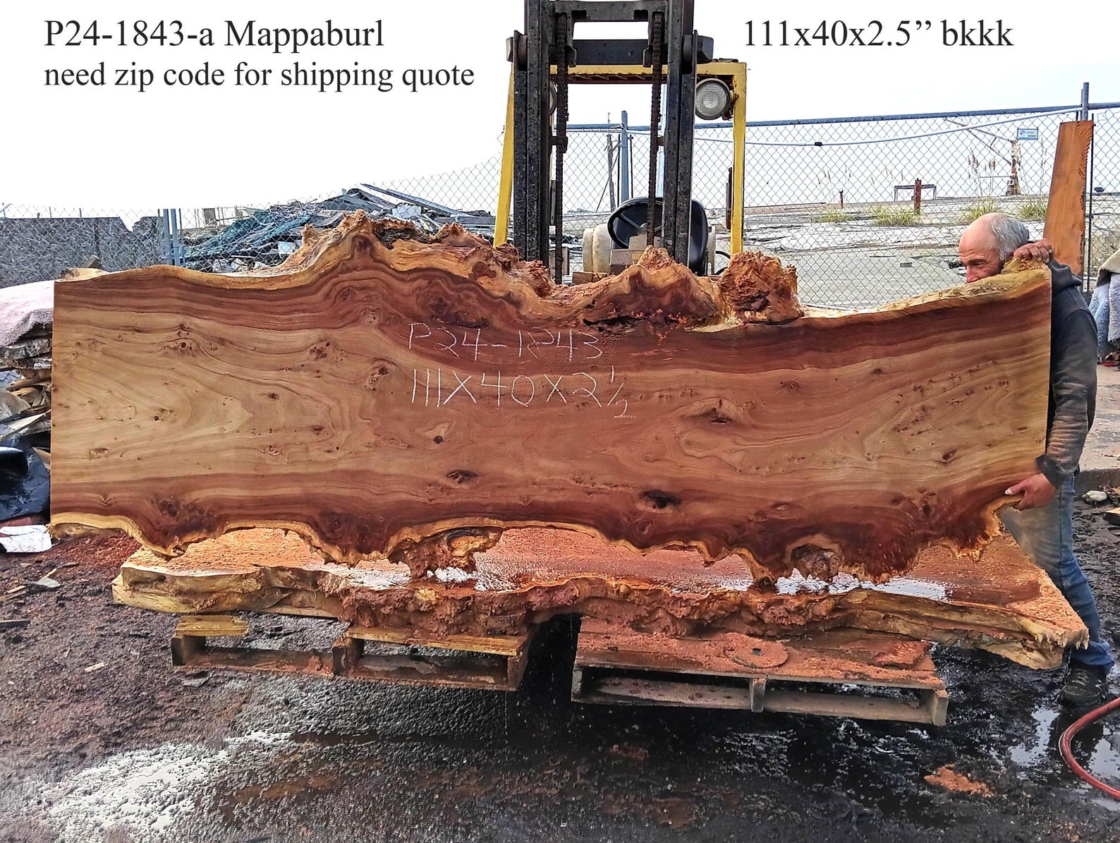 Mappa Burl Slab Burl Dining Table P24-1843 - Etsy