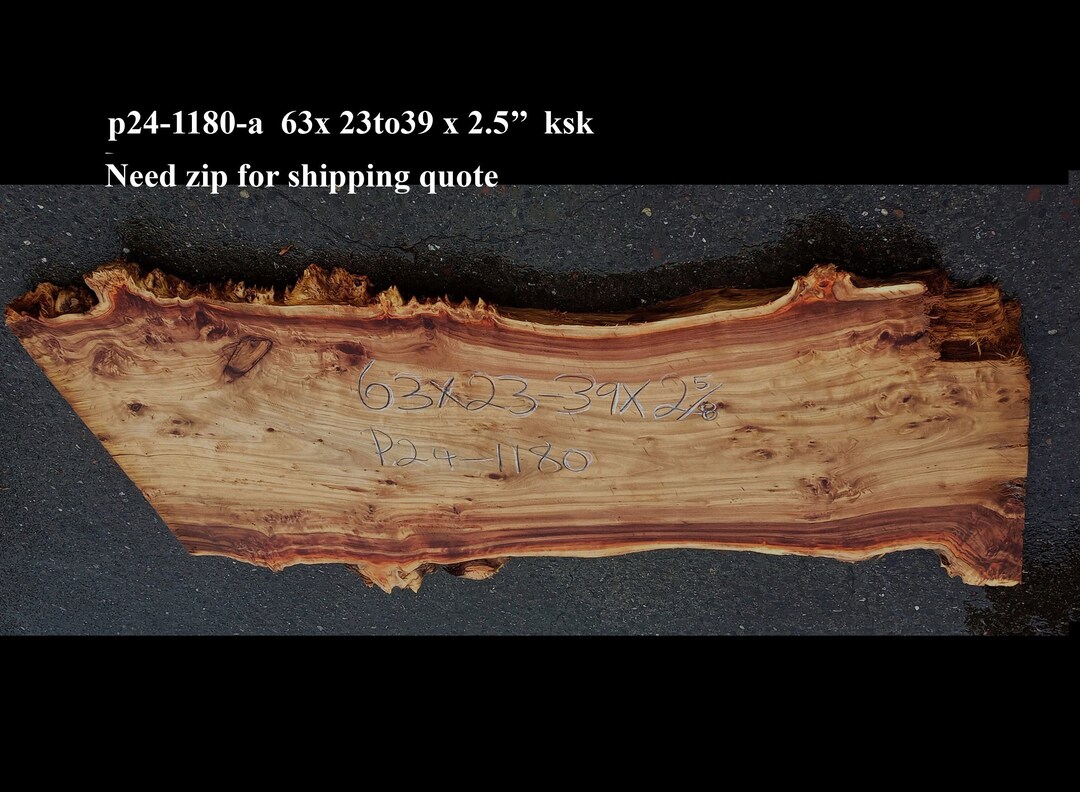 Mappa Burl Poplar Burl Slab Desk Dining Table P24-1180 - Etsy