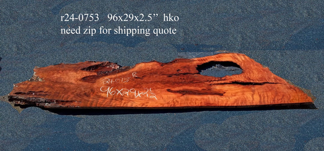 Live Edge Curly River Table Wall Art Diy Craft Wood Desk R24-0753 - Etsy