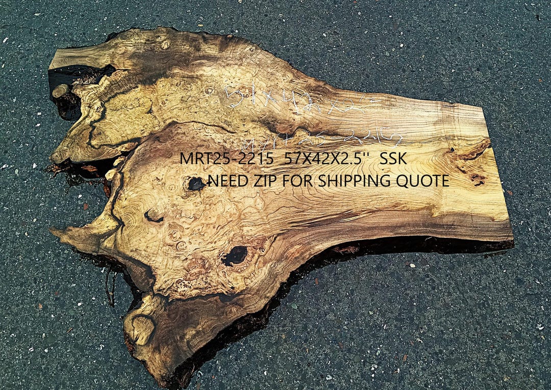 Myrtle Wood Burl Slab | Bay Laurel | Live Edge | River Table | DIY ...