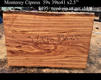 Cypress Slab Table - Etsy