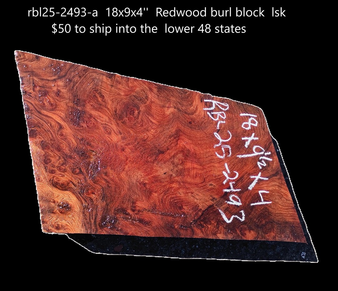 Redwood Burl Block | Bow Turning | Craft Wood | DIY | RBL25-2493 - Etsy