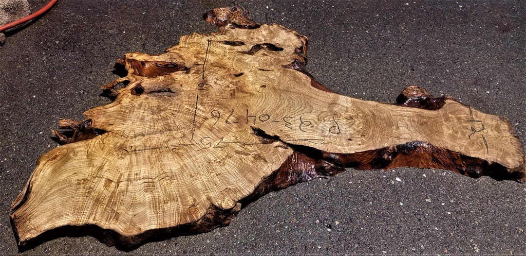 Myrtle Burl | Burl Table | Epoxy River Table | Live Edge Slab | Mrt23 ...