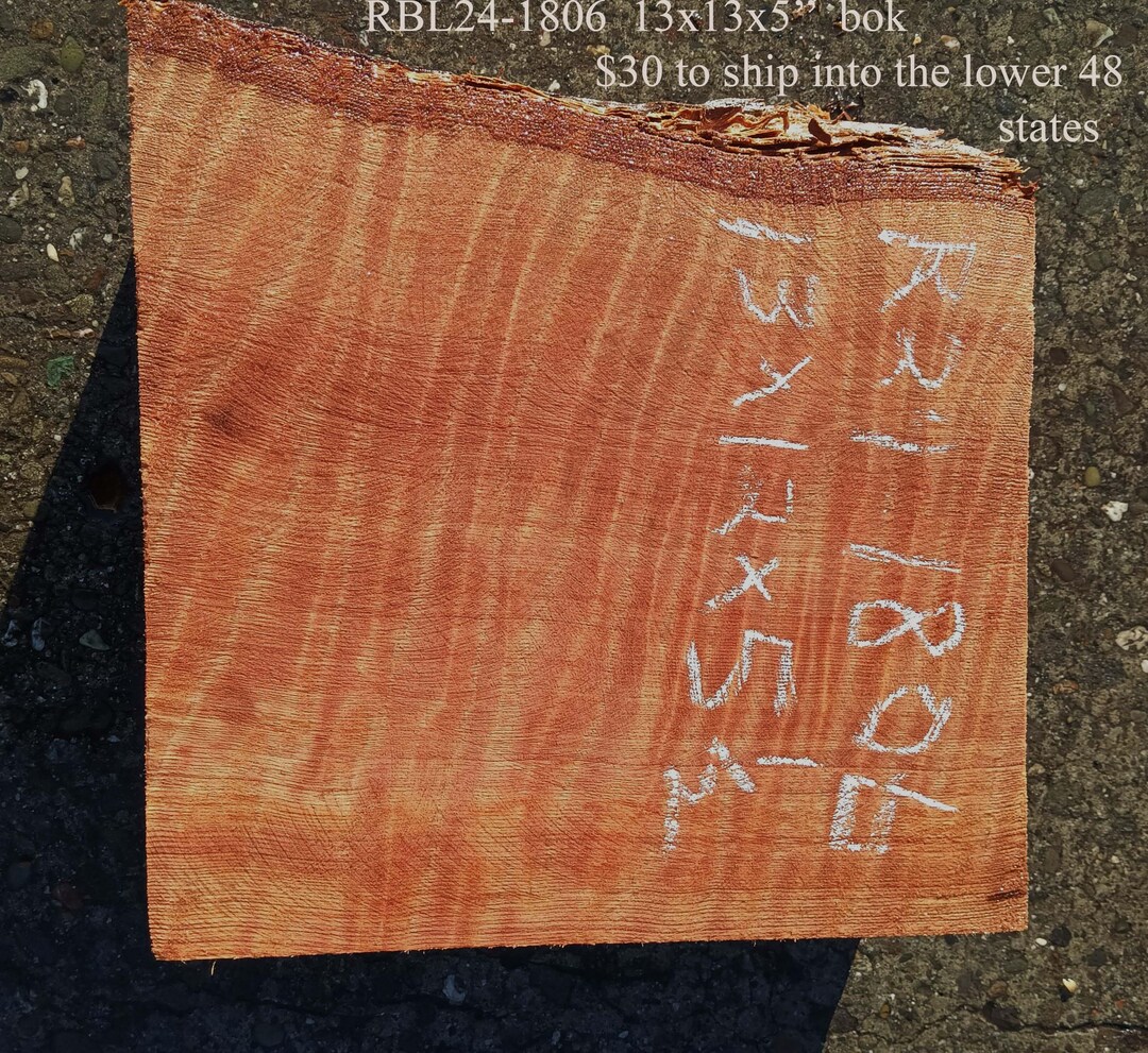 Curly Redwood Block Turning DIY Craft Wood RBL24-1806 - Etsy