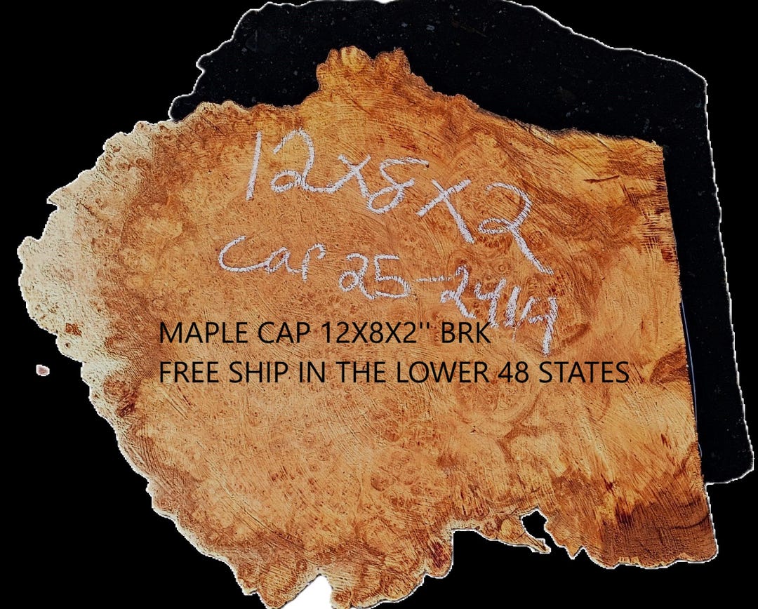 Maple Cap | Turning Wood | Craft Wood | MA25-2414 - Etsy