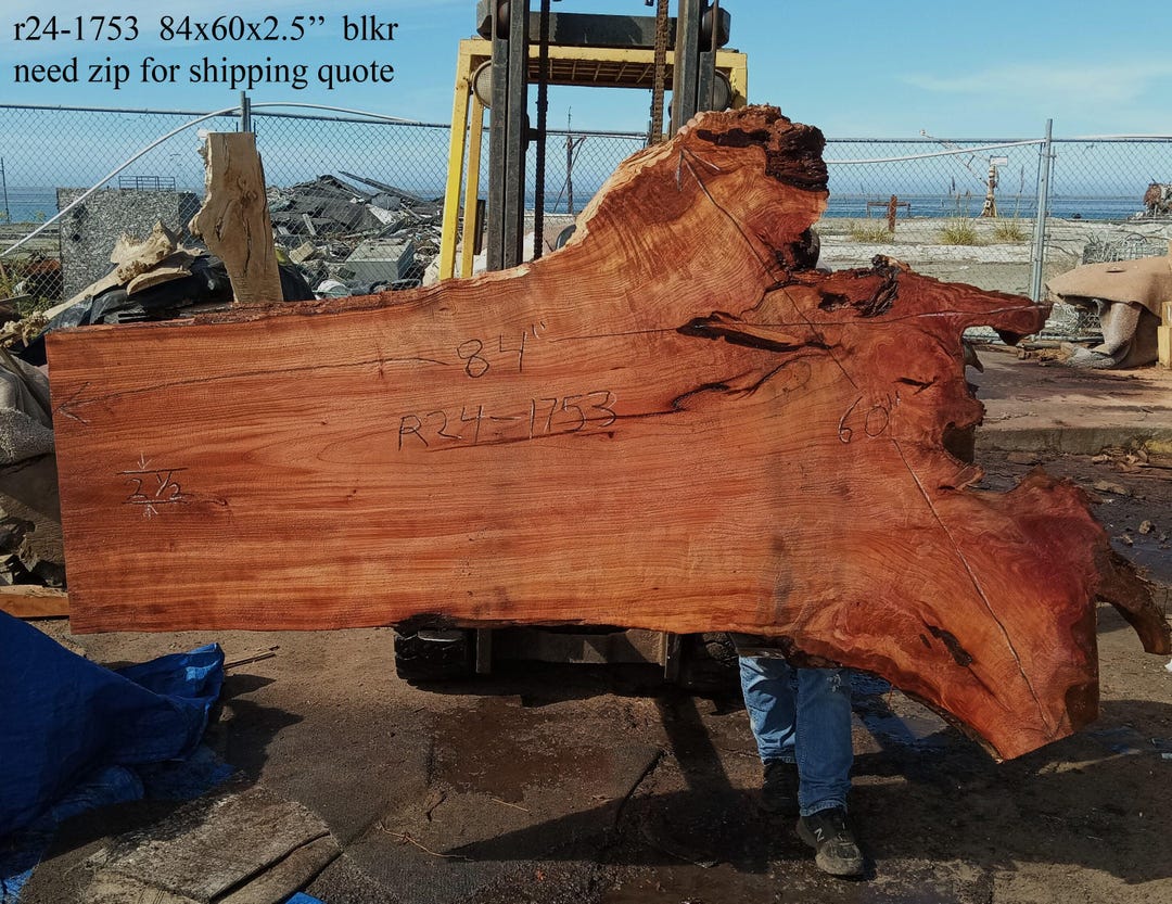 Redwood Slab Desk Bar Table Slab R24-1753 - Etsy