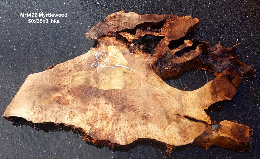 Myrtle Wood | Burl Slab | Epoxy River Table | DIY Wood | Mrt-422 - Etsy