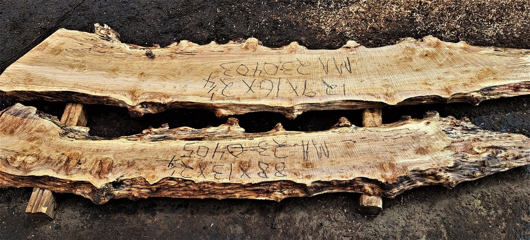 Maple Burl Epoxy River Table Live Edge Slab DIY Ideas - Etsy