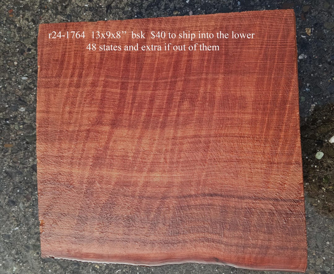 Curly Redwood Block Turning DIY Craft Wood R24-1764 - Etsy