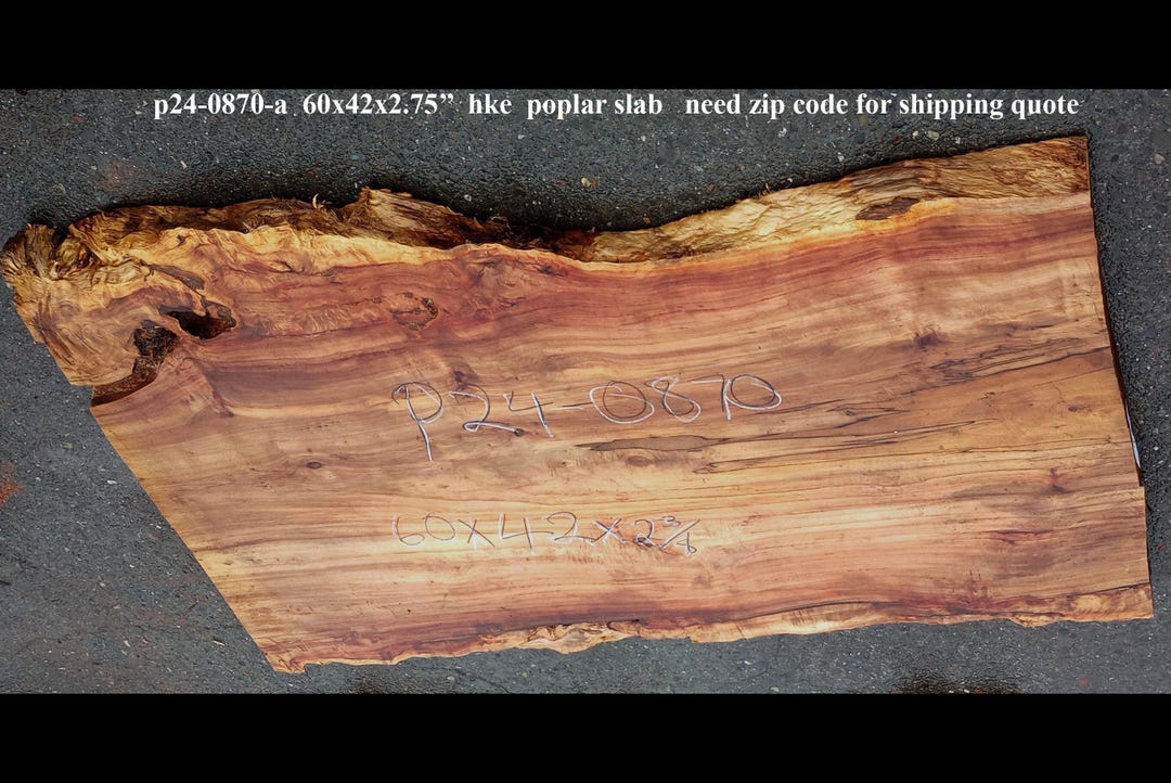 Mappa Burl Poplar Burl Slab Desk Dining Table P24-0870 - Etsy