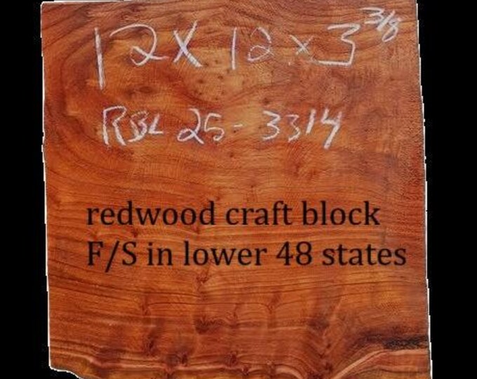 Redwood Burl Block | Turning Block | DIY | Craft Wood | RBL25-3314 - Etsy