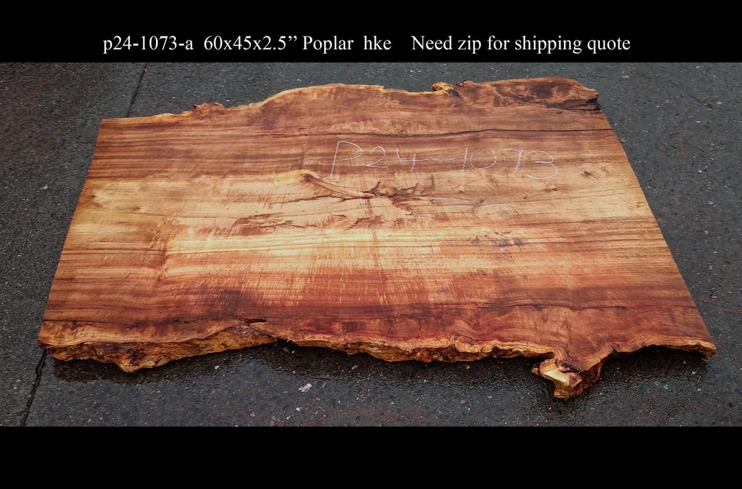 Mappa Burl Poplar Burl Slab Desk Dining Table P24-1073 - Etsy