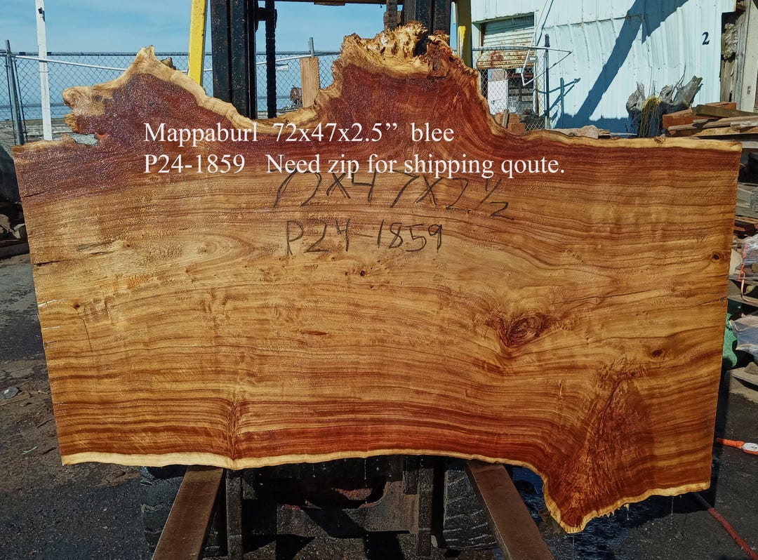 Mappa Burl River Table Live Edge Desk P24-1859 - Etsy