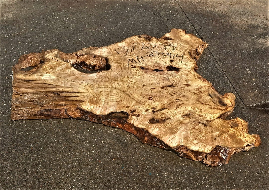 Myrtle Burl | Burl Table | Epoxy River Table | Live Edge Slab | Mrt23 ...
