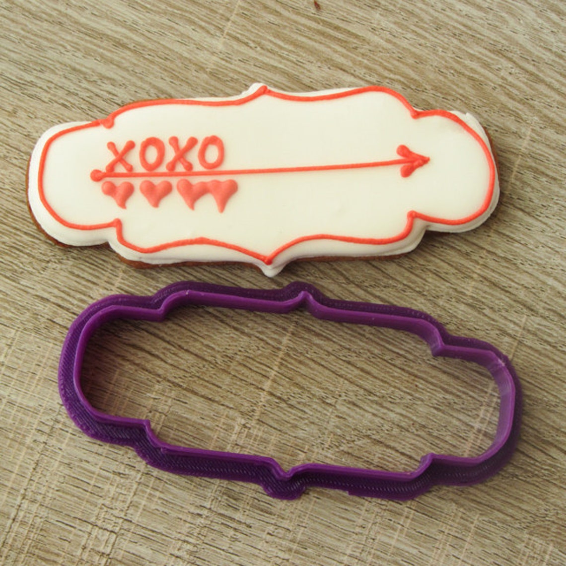 Plaque cookie cutter 07 set 3 pcs | Etsy