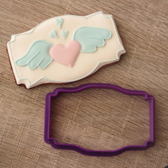 Plaque cookie cutter 09 | Etsy