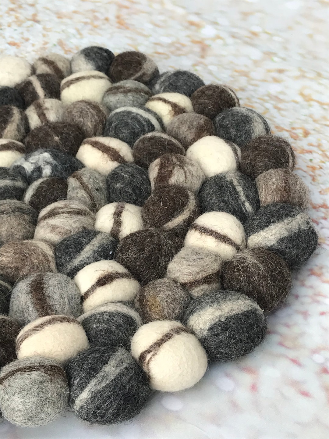 Wool Felt- Seat Cover-seat Cushion- Felt Ball-floor Cushion-chair ...