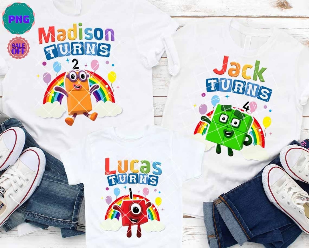 Numberblocks Birthday Png, Numberblocks Birthday Boy/girl Png, Custom ...