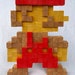 Mario 8-bit Wooden Pixel Fan Art - Etsy