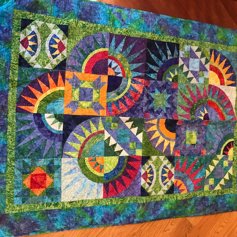 Batik Quilt - Etsy
