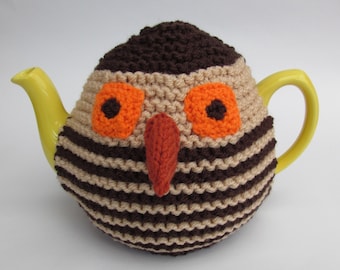Tea Cosy Knitting Pattern. PDF Digital Download. oliver the Owl Tea ...