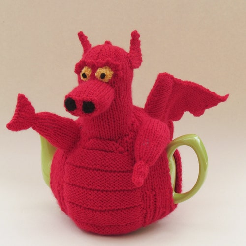 Welsh Dragon Tea Cosy Knitting Pattern - Etsy