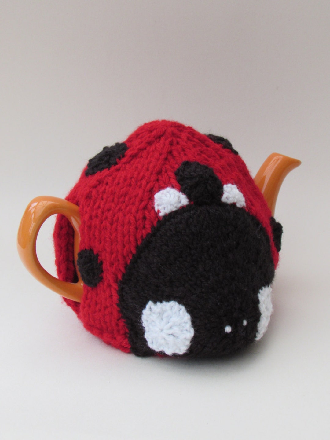 Ladybird Tea Cosy Knitting Pattern for a Mini Sized Teapot - Etsy