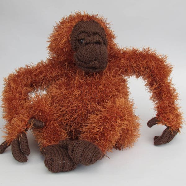 Crochet Orangutan Pattern - Etsy