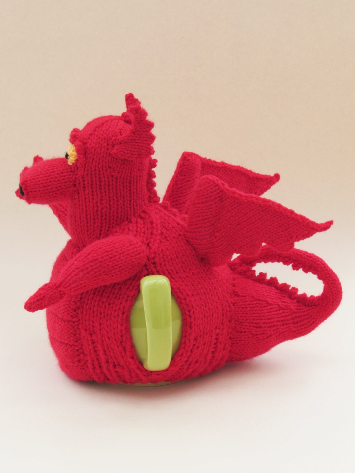 Welsh Dragon Tea Cosy Knitting Pattern | Etsy