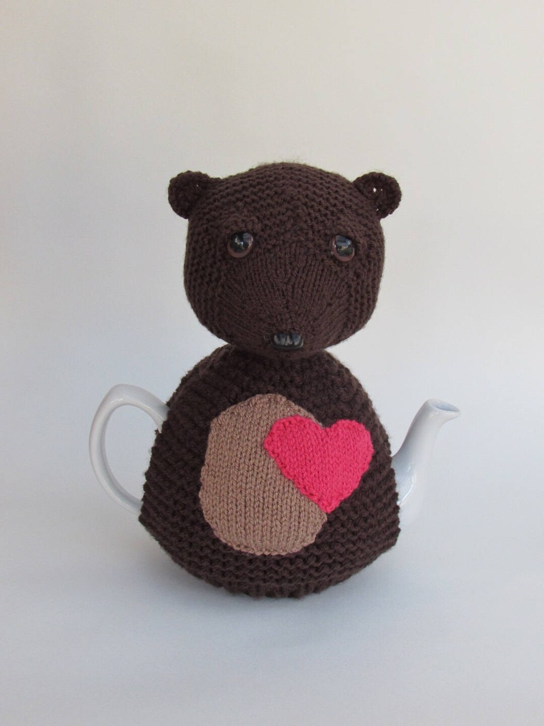 Heart Bear Tea Cosy - Etsy