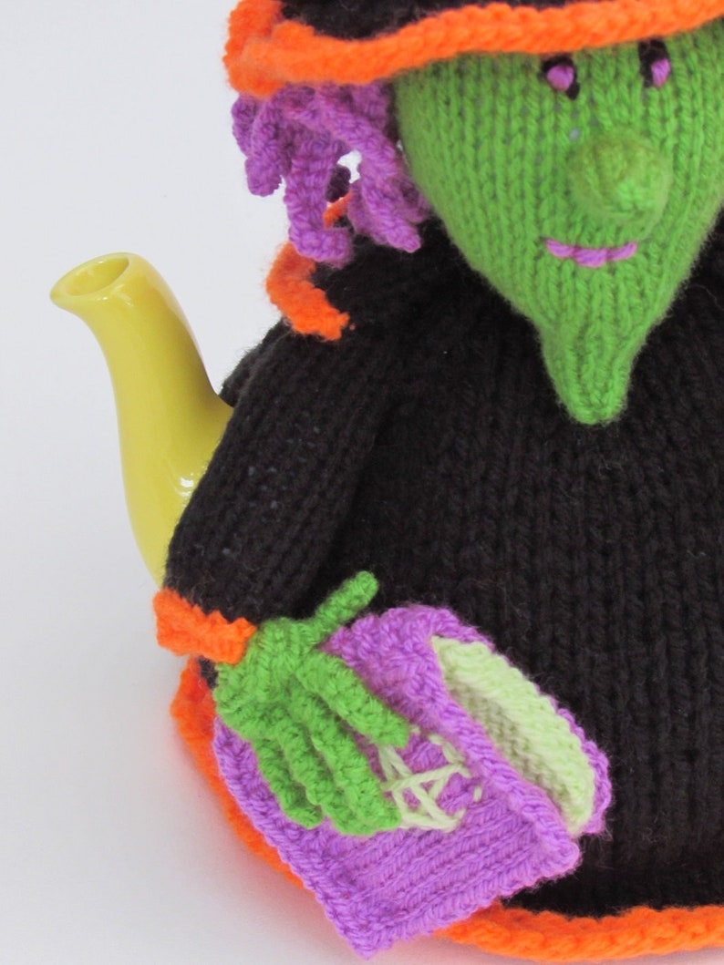 Witches Brew Tea Cosy Knitting Pattern to Knit Your Own Spooky ...