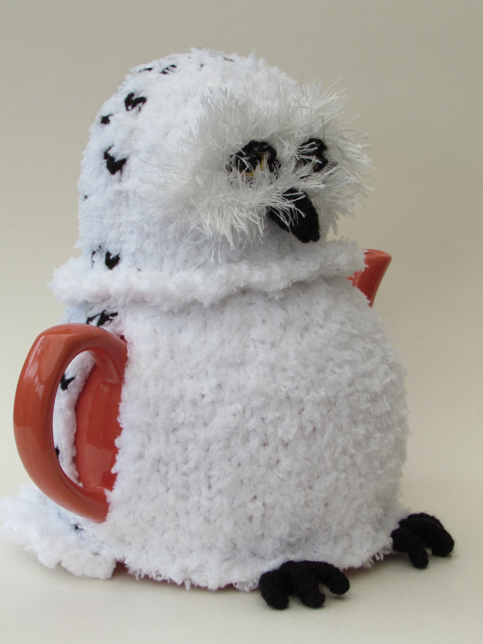 Snowy Owl Tea Cosy Knitting Pattern - Etsy