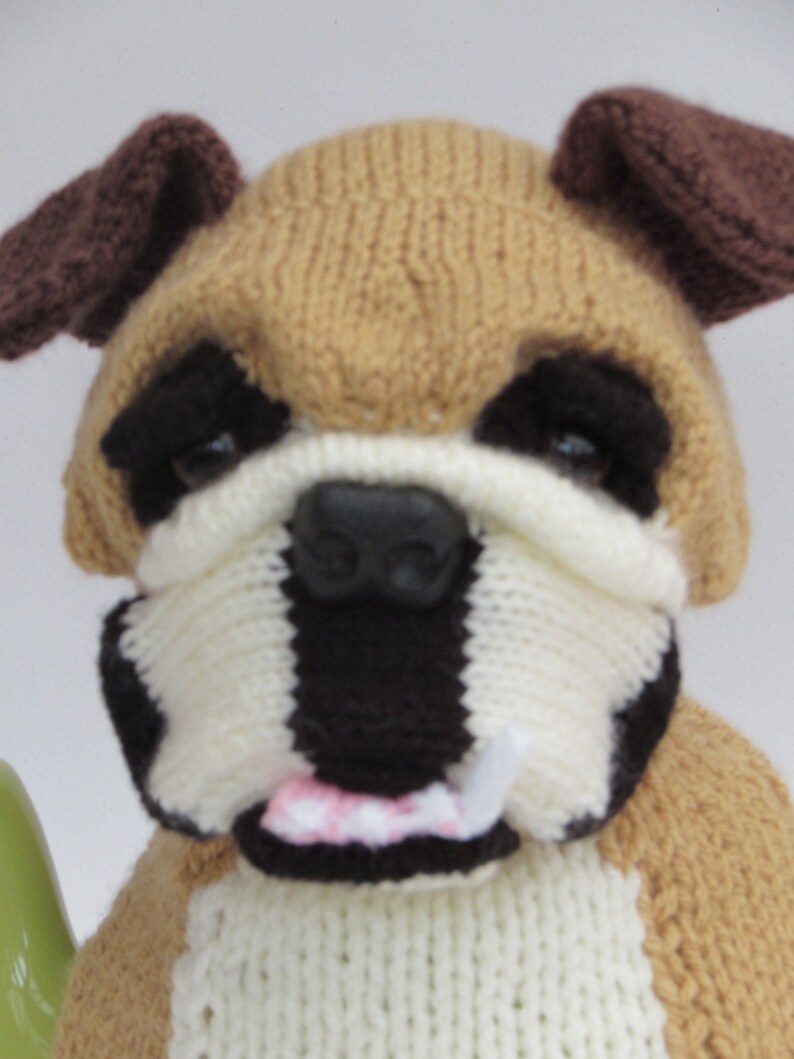 British Bulldog Tea Cosy Knitting Pattern - Etsy