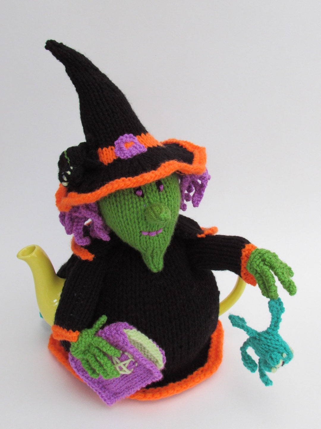 Witches Brew Tea Cosy Knitting Pattern to Knit Your Own Spooky ...