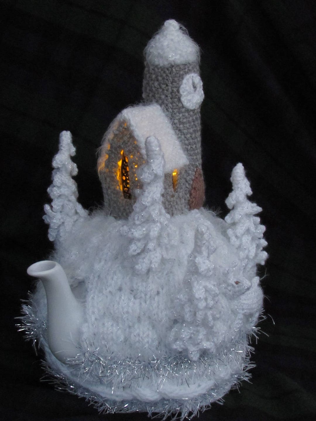 Winter Wonderland Tea Cosy Knitting Pattern to Knit a Snow Stopping ...