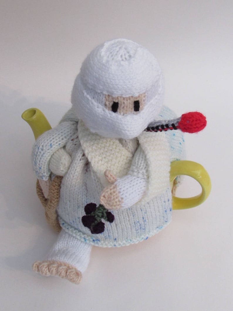 Hospital Patient Tea Cosy Knitting Pattern to Knit Your Own Teapot ...