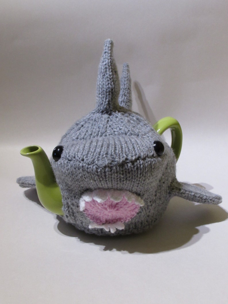 Shark Tea Cosy Knitting Pattern - Etsy