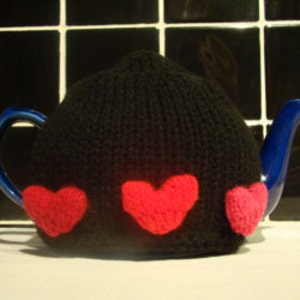 Mix and Match Love Heart Tea Cosy Knitting Pattern - Etsy UK