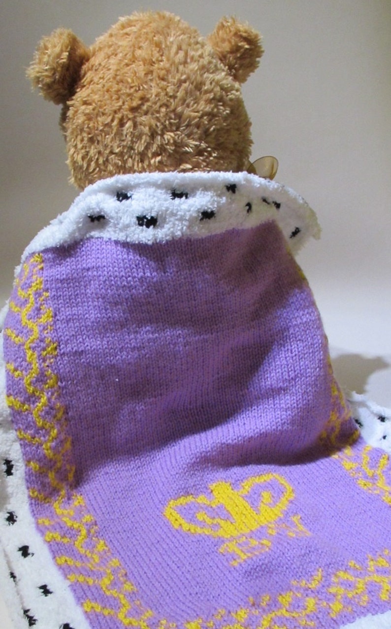 Baby Blanket Knitting Pattern for Royal Looking Blanket - Etsy