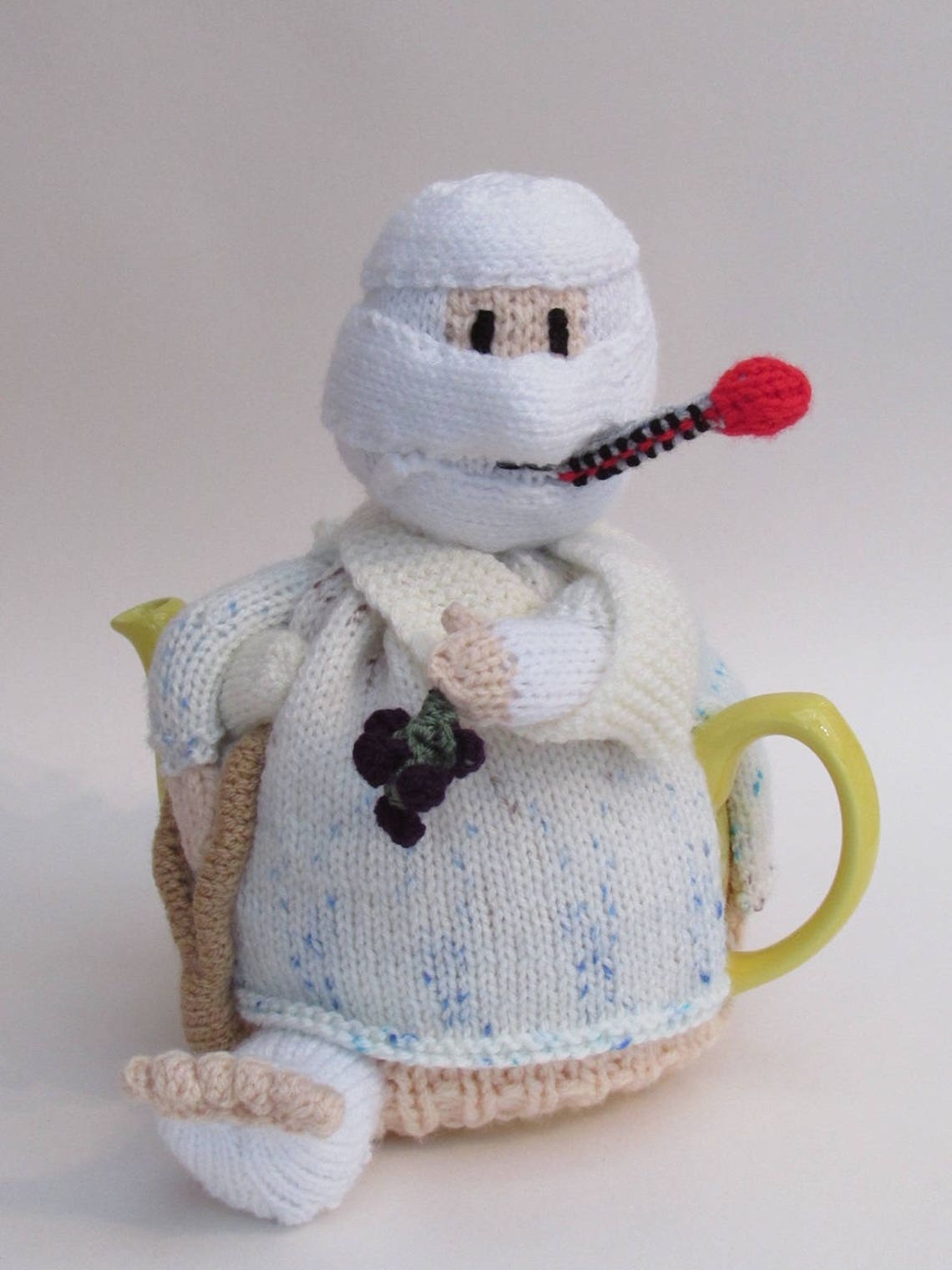Hospital Patient Tea Cosy Knitting Pattern to Knit Your Own Teapot ...