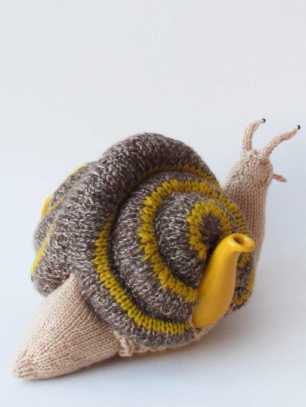 Garden Snail Tea Cosy Knitting Pattern to Knit a Giant Snail Teapot ...