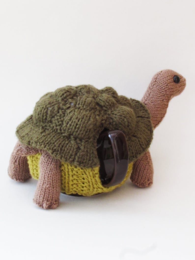 Teacosyfolk's Galapagos Giant Tortoise Tea Cosy Knitting Pattern to ...