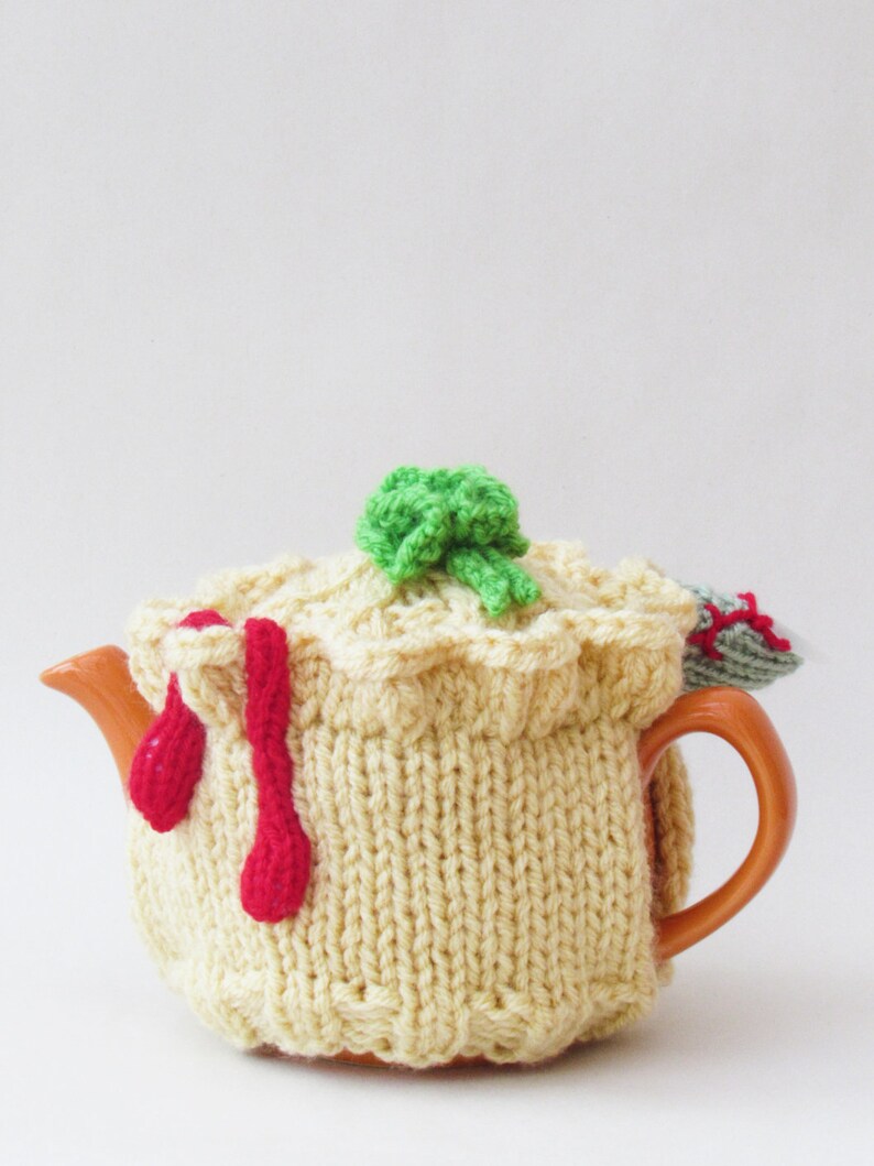 Sweeney Todd Pie Tea Cosy Knitting Pattern to Knit Mini Sized Tea Cosy ...