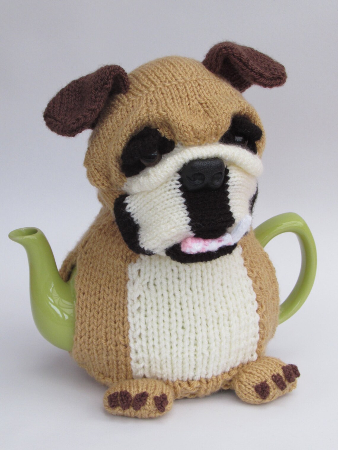 British Bulldog Tea Cosy Knitting Pattern - Etsy